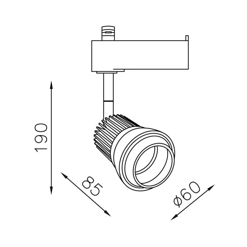 LED COB 軌道燈 RE-T2CT-01 - 丞逸照明企業有限公司